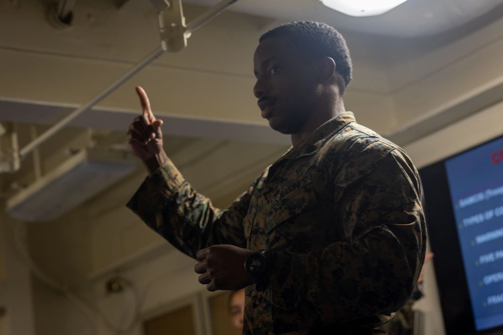 DVIDS - Images - 22nd MEU(SOC) | CLB 26 Conducts Combat Order Class on ...