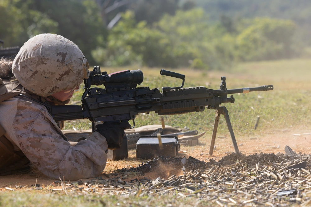 DVIDS - Images - 5th ANGLICO executes live-fire machine gun range ...