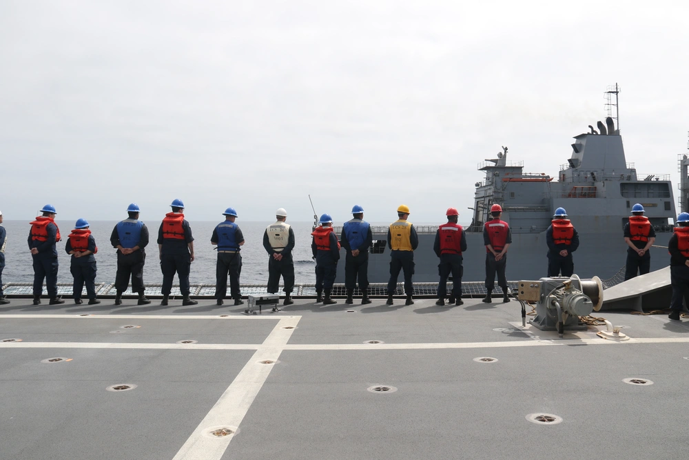 DVIDS - Images - USS SAVANNAH Underway Replenishment at Sea with B.A.P ...