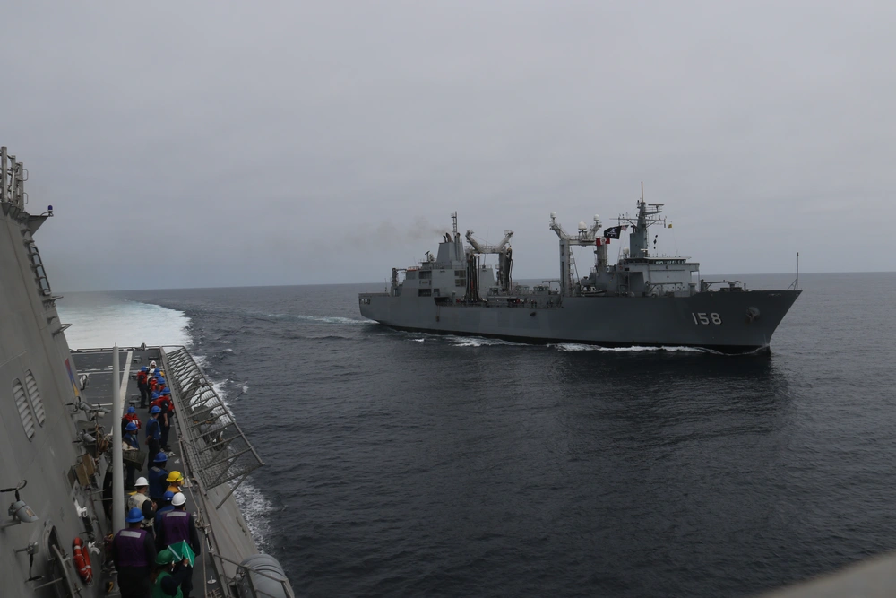 DVIDS - Images - USS SAVANNAH Underway Replenishment at Sea with B.A.P ...