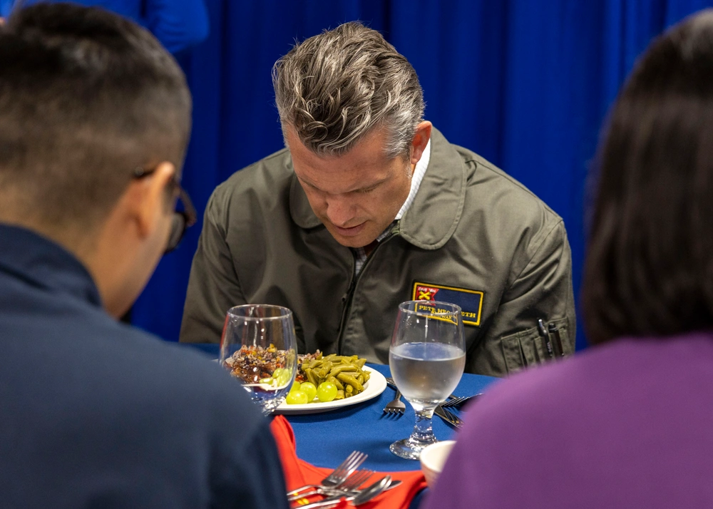 DVIDS - Images - USS George H.W. Bush hosts Secretary of War Pete ...