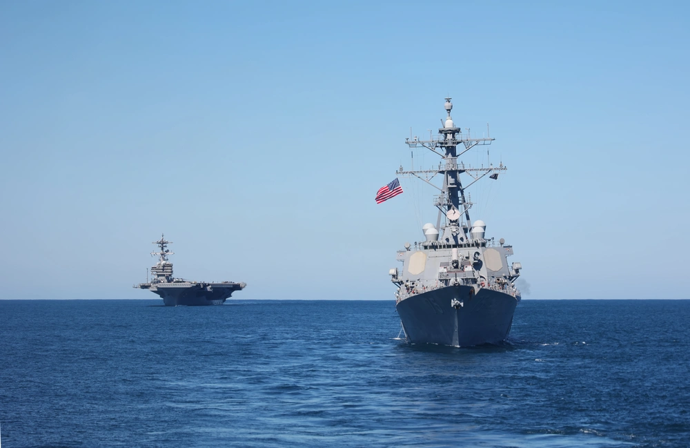 DVIDS - Images - USS George H.W. Bush (CVN 77) and USS Donald Cook (DDG ...