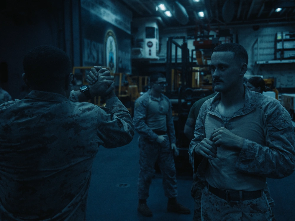 DVIDS - Images - 22nd MEU(SOC) | Marines Conduct MCMAP During Deployment [Image 3 of 6]