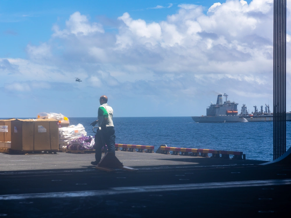 DVIDS - Images - 22nd MEU(SOC) | USS Iwo Jima Replenishment at Sea ...