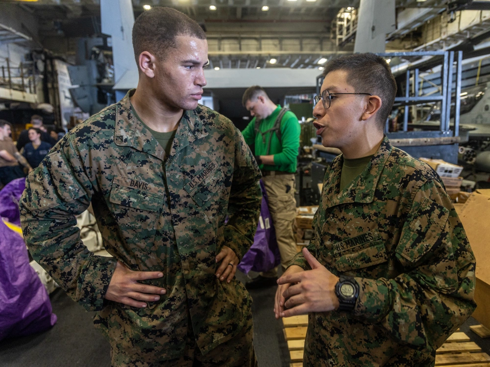 DVIDS - Images - 22nd MEU(SOC) | USS Iwo Jima Replenishment at Sea ...