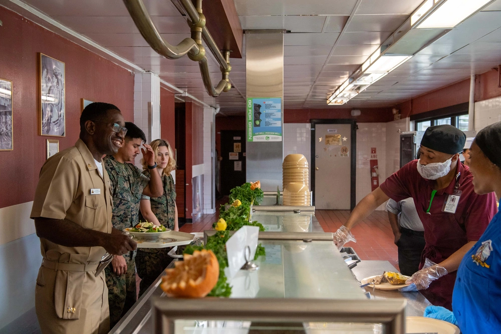 DVIDS - Images - NAS Oceana Gallley Navy 250th Birthday Meal [Image 3 of 5]