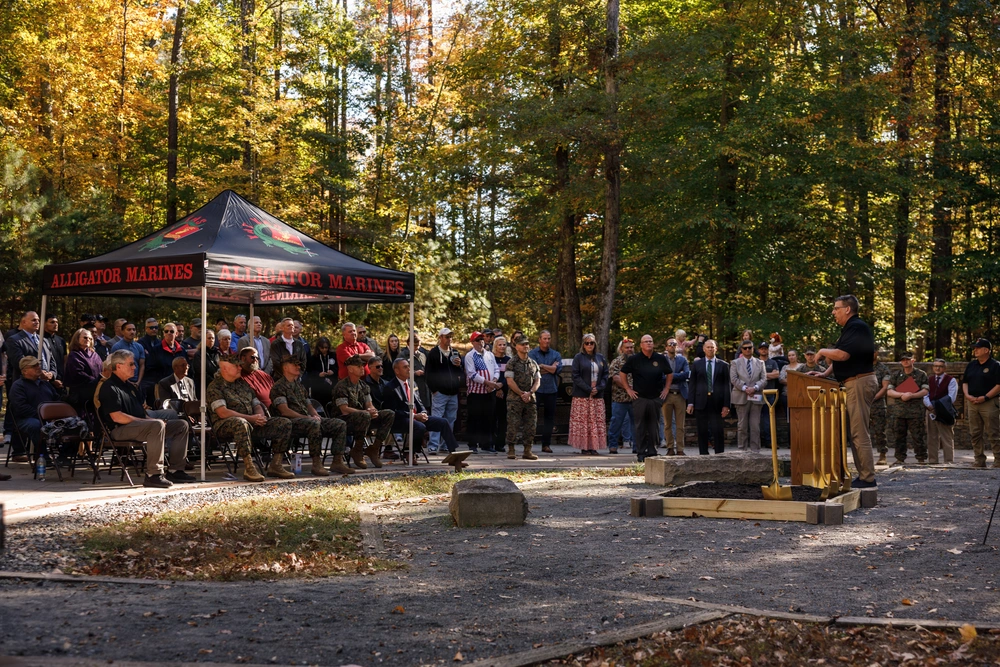 DVIDS - Images - Amphibious tractor memorial ground breaking ceremony ...
