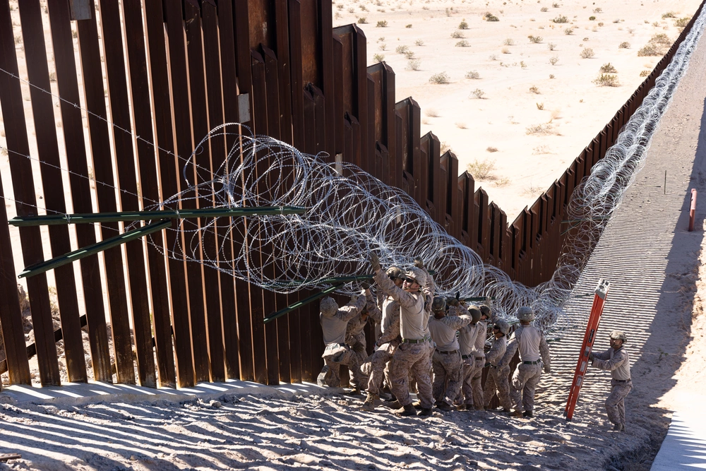 DVIDS - Images - JTF-SB Marines Strengthen Southern Border Barrier ...