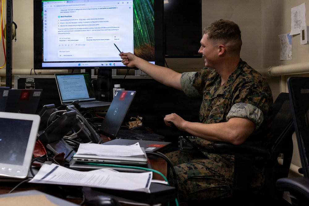 DVIDS - Images - 3d Cyber Warfare Company Marines compete in Cyber Red ...