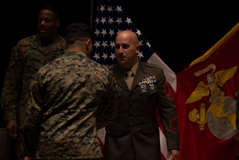 DVIDS - Images - U.S. Marine Corps Gunnery Sgt. Robert Navarro Receives ...