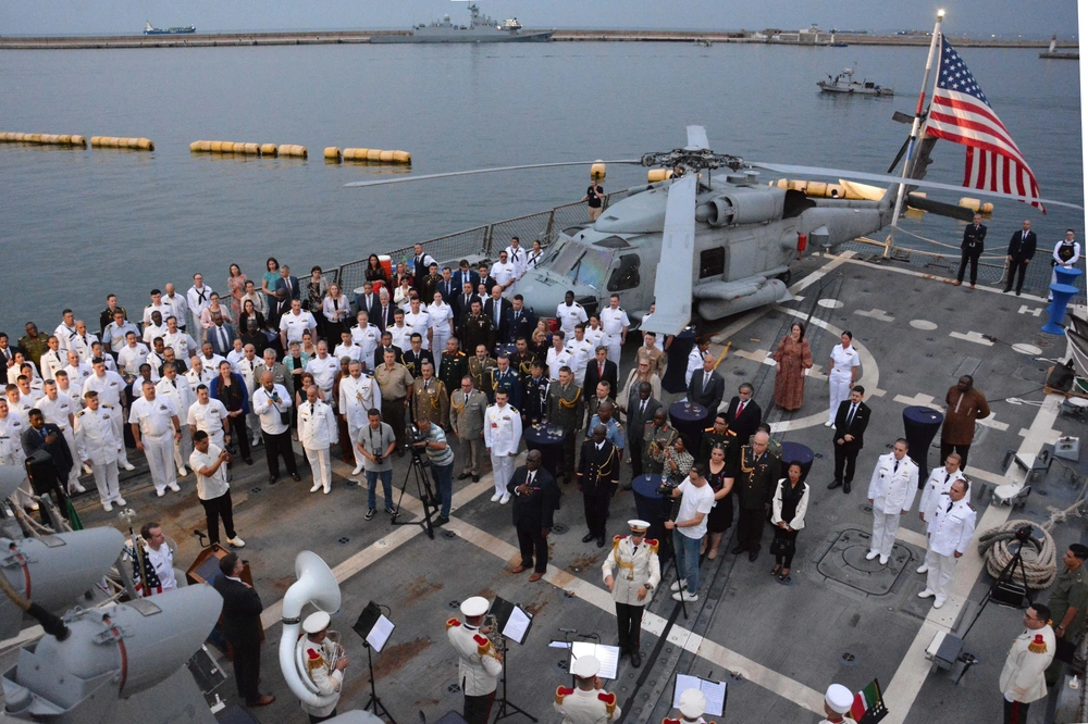 DVIDS - Images - USS Roosevelt (DDG 80) Hosts a Reception in Algiers, Algeria [Image 2 of 2]