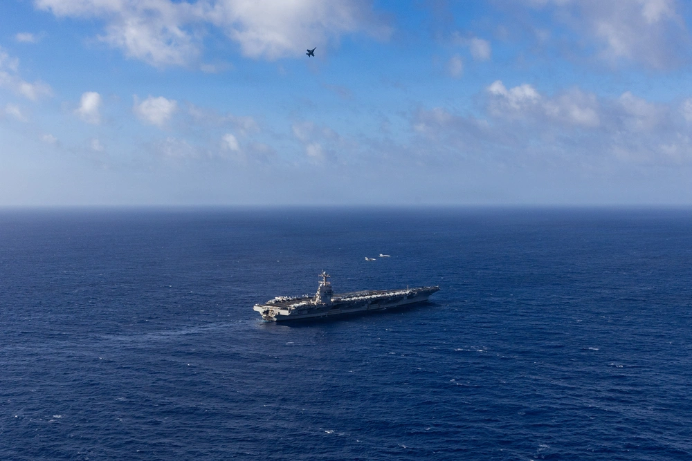 DVIDS - Images - VFA-87 Aerial Change of Command Aboard USS Gerald R. Ford (CVN 78) [Image 4 of 9]