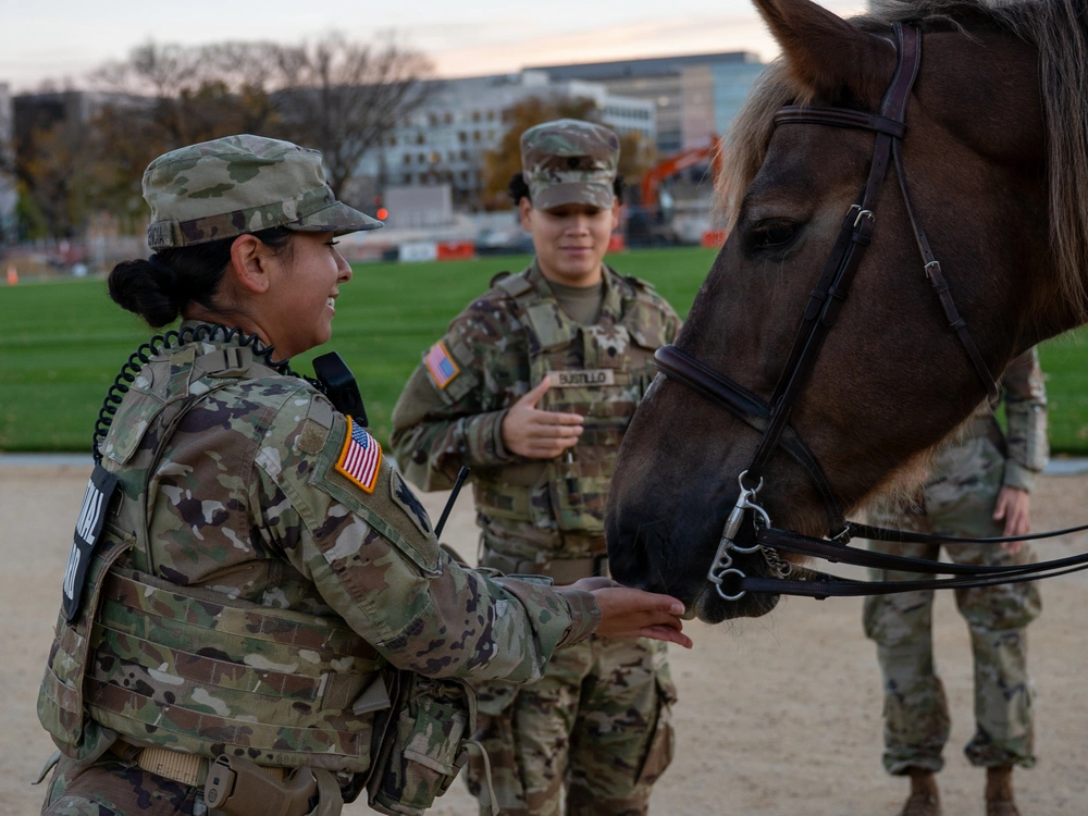 DVIDS - Images - Soldiers provide a presence patrol in Georgetown and ...