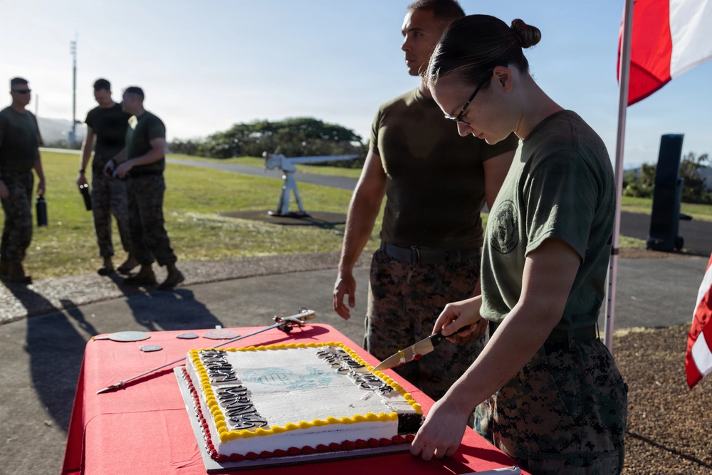 DVIDS - Images - MARFORPAC conducts cake cutting ceremony [Image 7 of 7]