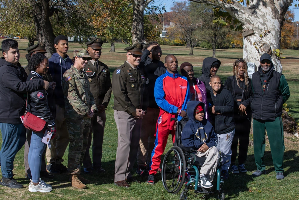 DVIDS - Images - Soldiers pose for photo with children participating in ...