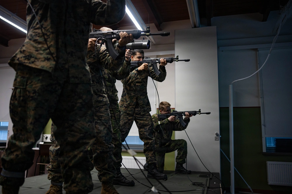 DVIDS - Images - Finnish Sailors, U.S. Marines sharpen small arms ...