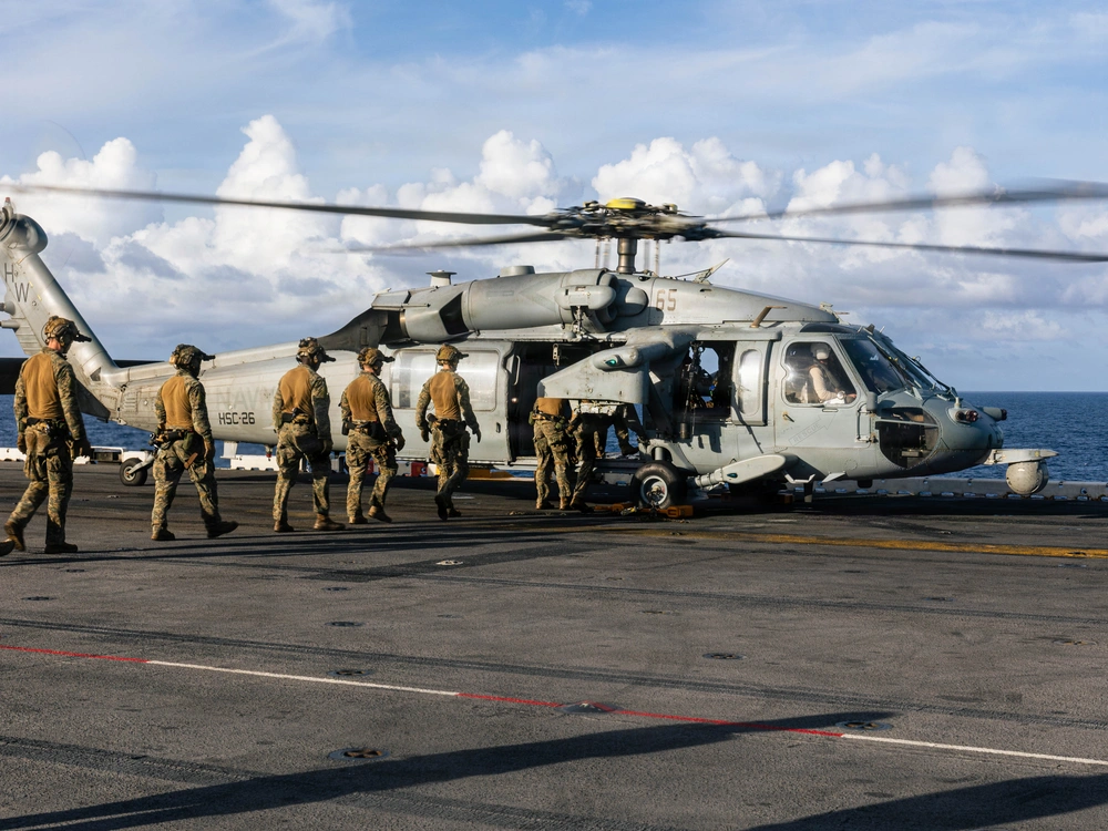 DVIDS - Images - 22nd MEU(SOC) | MSPF Fast Rope Insertion Drills [Image ...