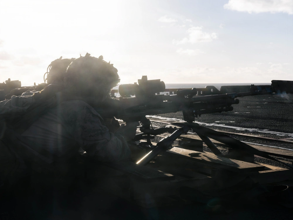 DVIDS - Images - 22nd MEU(SOC) | M240B Machine Gun Deck Shoot [Image 4 ...