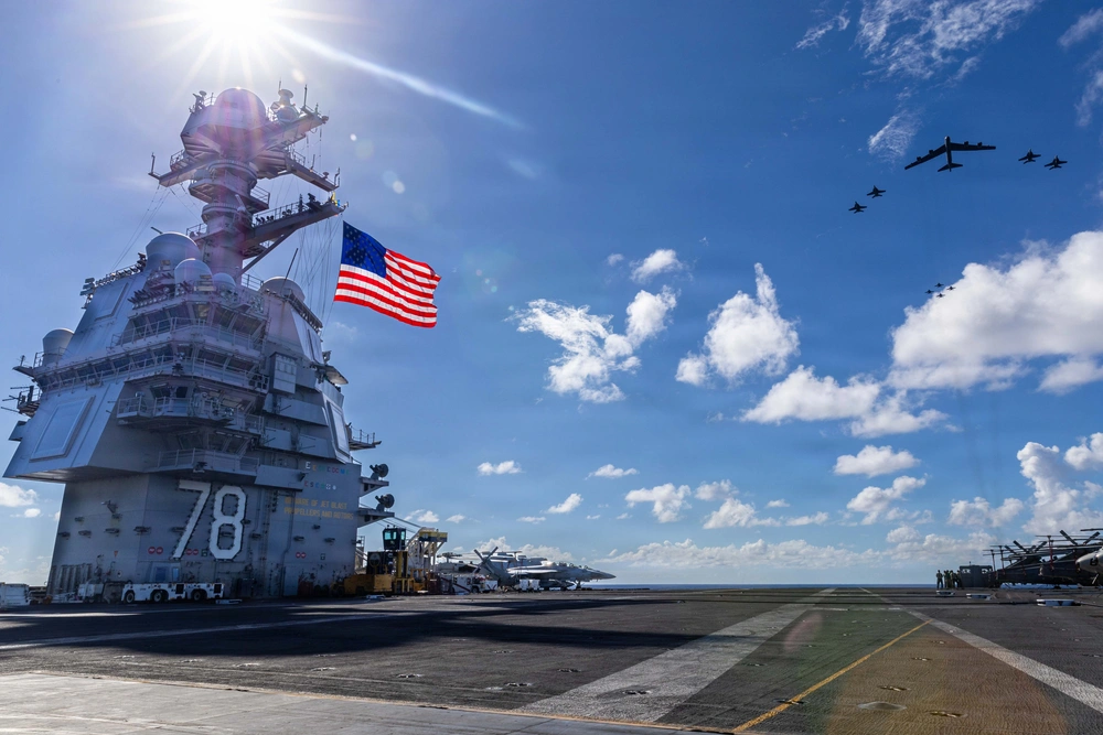 DVIDS - Images - Gerald R. Ford Carrier Strike Group and U.S. Air Force ...