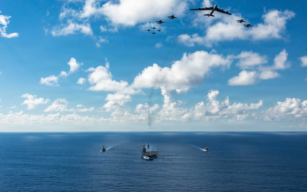 DVIDS - Images - Gerald R. Ford Carrier Strike Group and U.S. Air Force ...