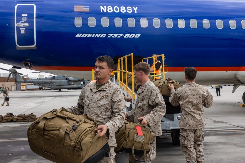 DVIDS - Images - 8th ESB Marines deploy to Arizona for southern border ...