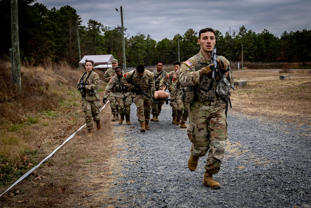 DVIDS - Images - Army ROTC Brigade Ranger Challenge: TCCC [Image 41 of 87]