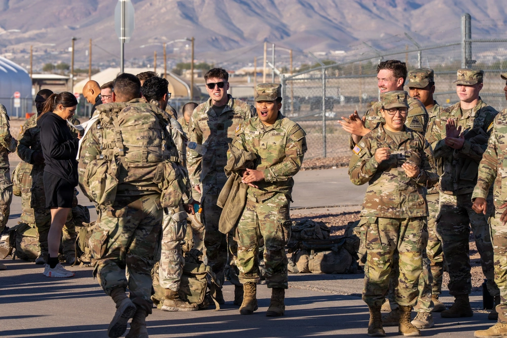 DVIDS - Images - 1AD Soldiers compete in 12-mile ruck march during Iron ...