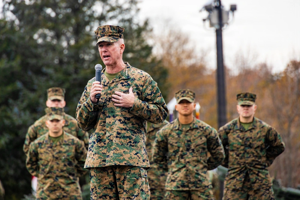 DVIDS - Images - The Commandant, Gen. Eric M. Smith is the reviewing ...
