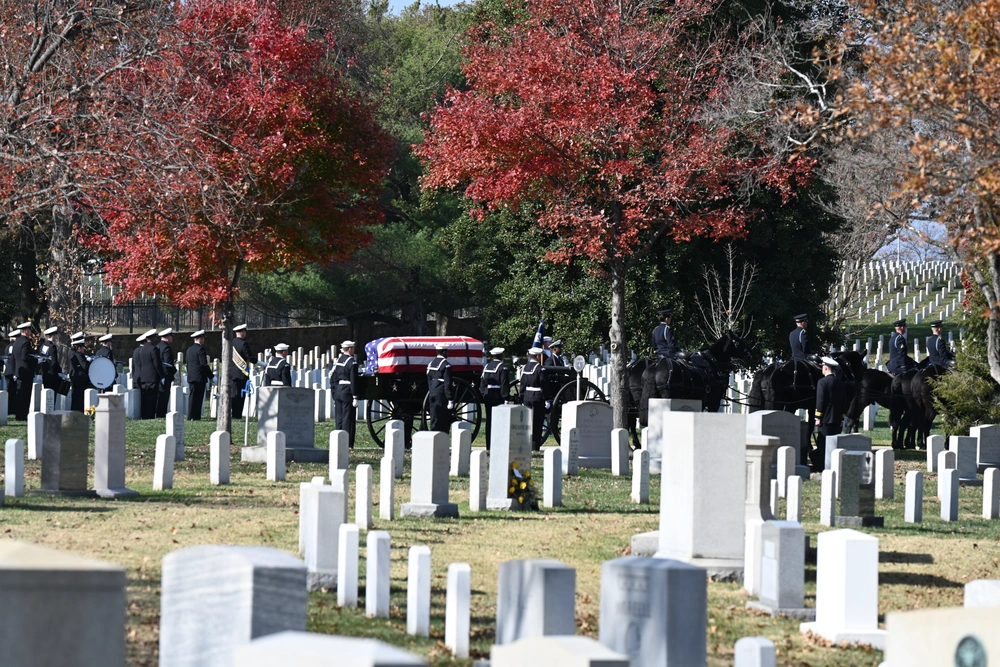 DVIDS - Images - Funeral for U.S. Navy Capt. Thomas E. Scheurich at Arlington National Cemetery ...