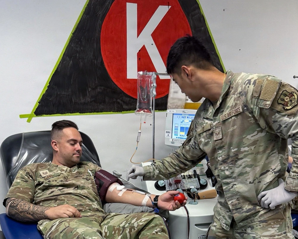 DVIDS - Images - A lifeline in the field: Air Force lab technician maintains 379th EMDS Blood ...
