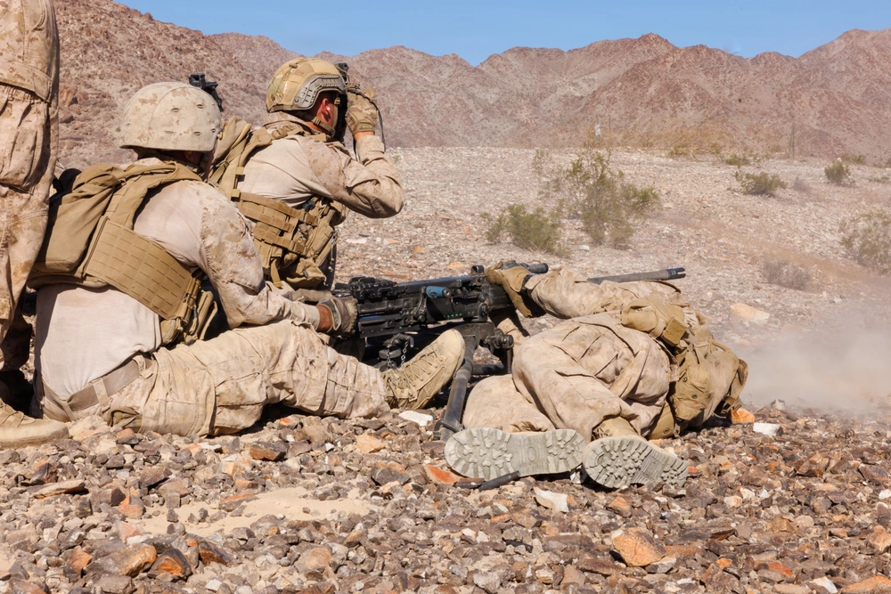 DVIDS - Images - Marines with 3rd Bn., 7th Marines, fire crew-served ...