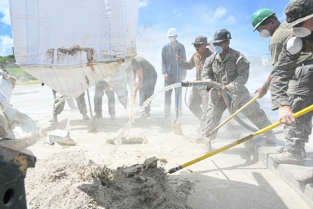 DVIDS - Images - Joint, bilateral airfield damage repair training with ...