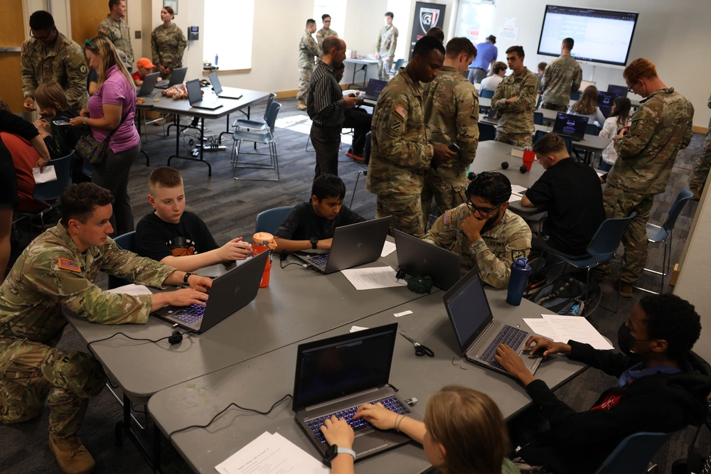 DVIDS - Images - Hackathon V – A cyber and computer challenge event for ...