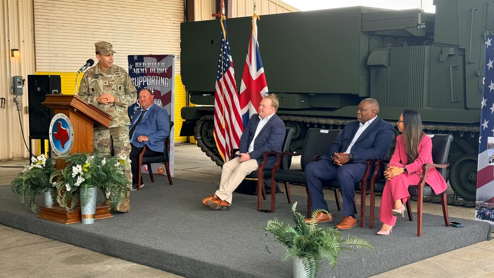 DVIDS - Images - Red River Commander Speaks at UK Launcher Delivery ...