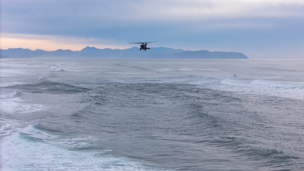 DVIDS - Images - Coast Guard Aircrews Train in Surf with Air Force PJs ...