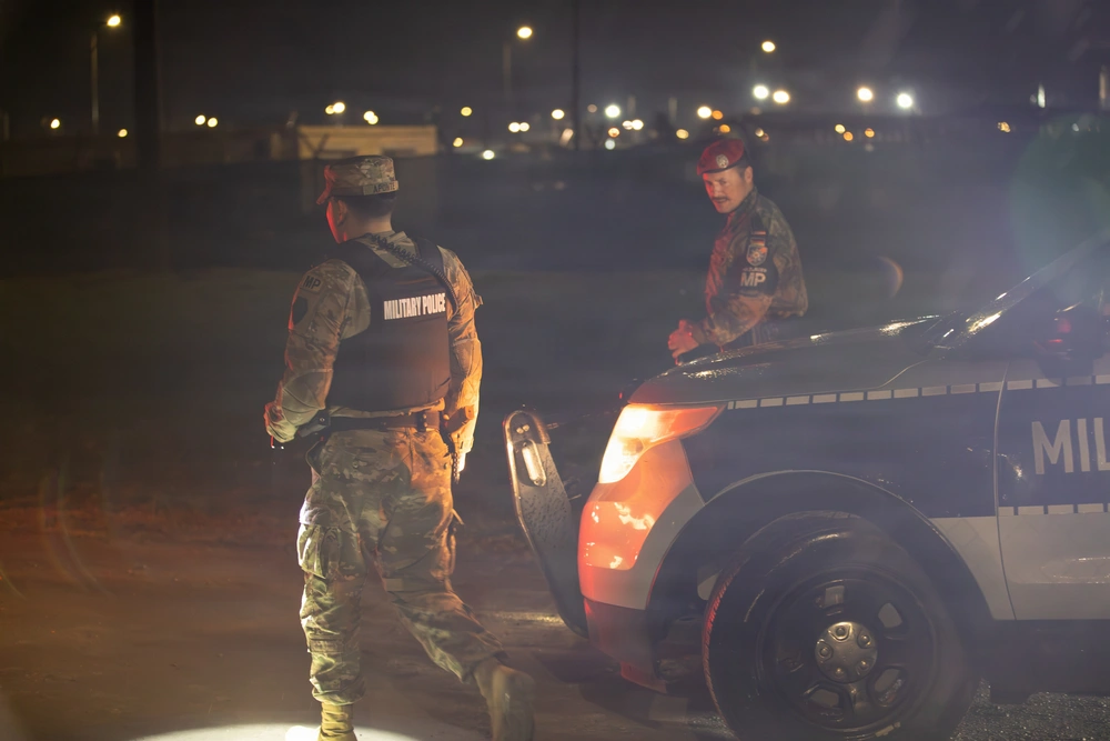 DVIDS - Images - 215th Military Police Detachment conducts joint patrol ...