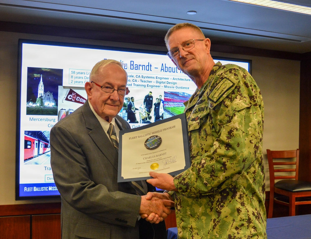 DVIDS - Images - SSP Presents Lockheed Martin Systems Engineer with 60 ...