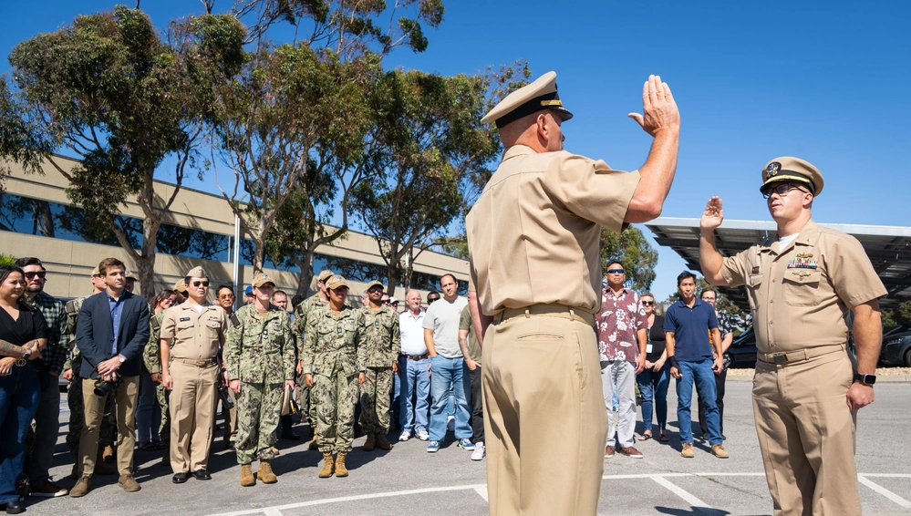 DVIDS - Images - Family, Co-Workers Celebrate Officer’s Promotion to ...