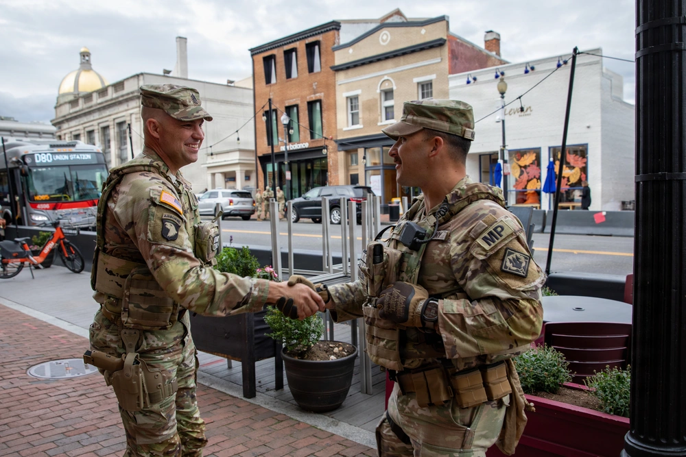 DVIDS - Images - Joint Task Force Magnolia leadership visits troops on ...
