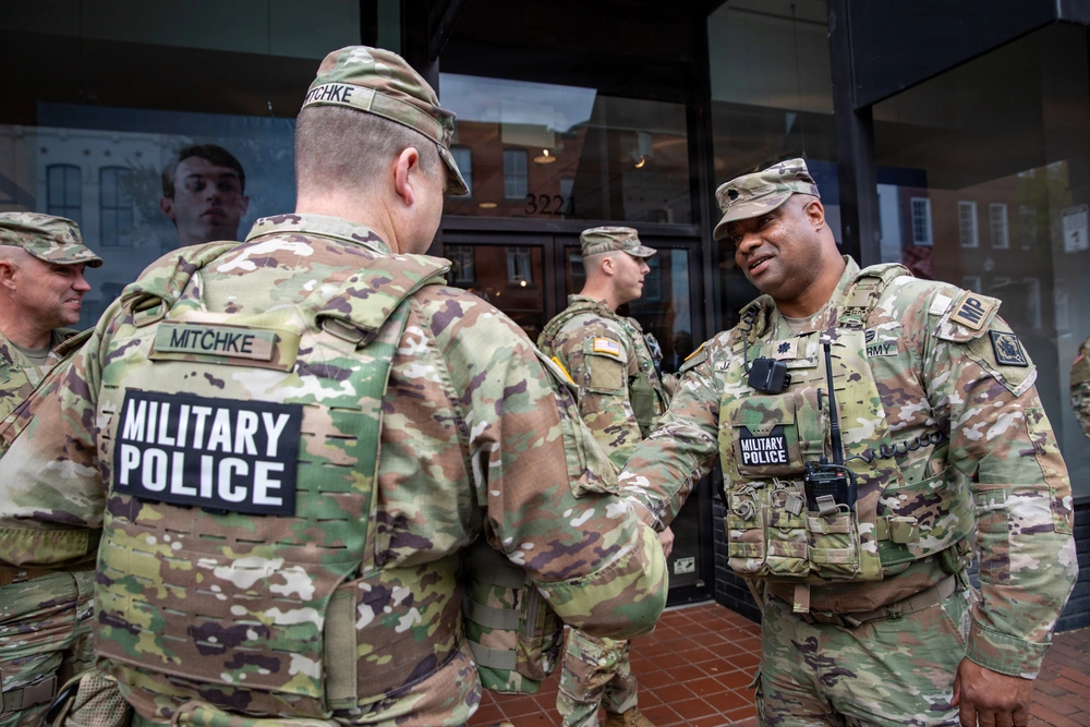 DVIDS - Images - Joint Task Force Magnolia commander visits troops on ...