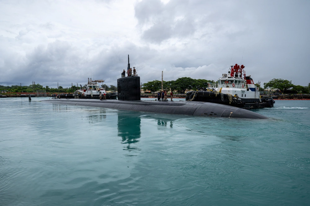 DVIDS - Images - USS Annapolis Departs Naval Base Guam [Image 1 of 3]
