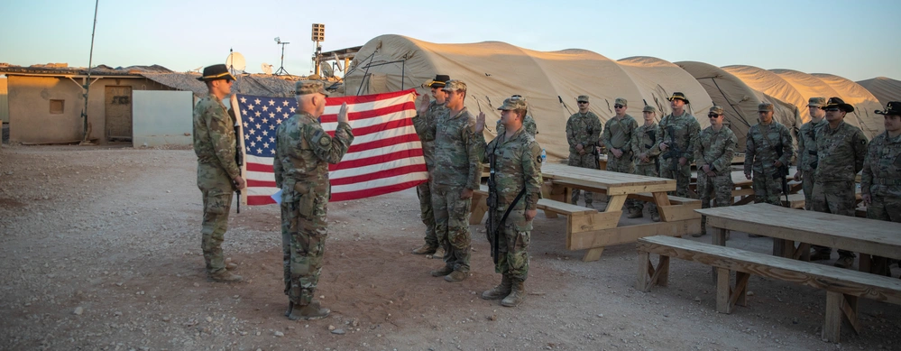 DVIDS - Images - Brig. Gen. Kevin J. Lambert re-enlists two soldiers ...