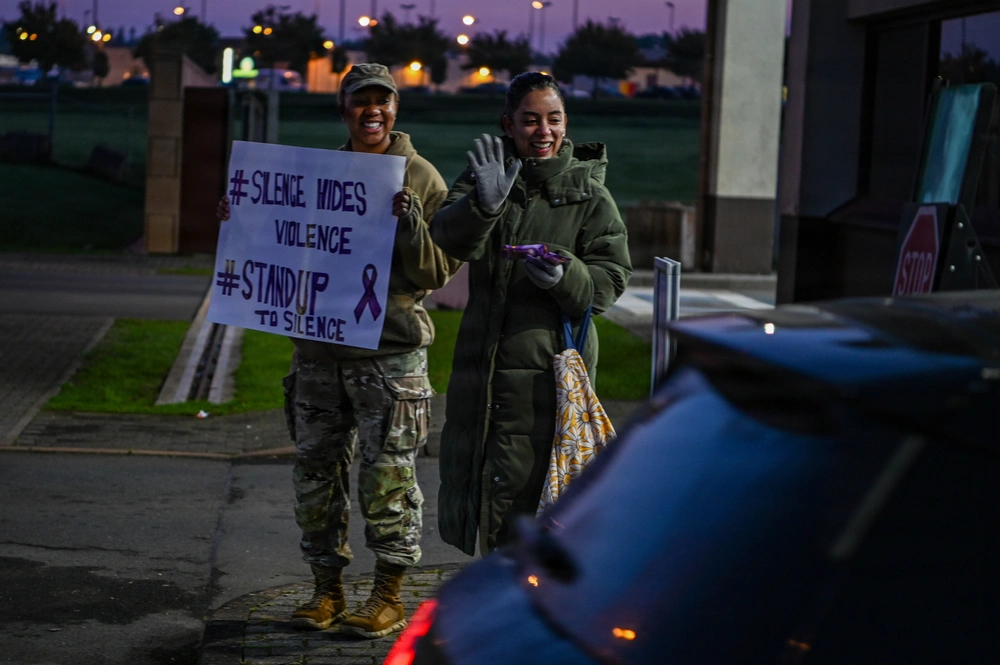 DVIDS - Images - Spangdahlem Air Base raises domestic violence ...