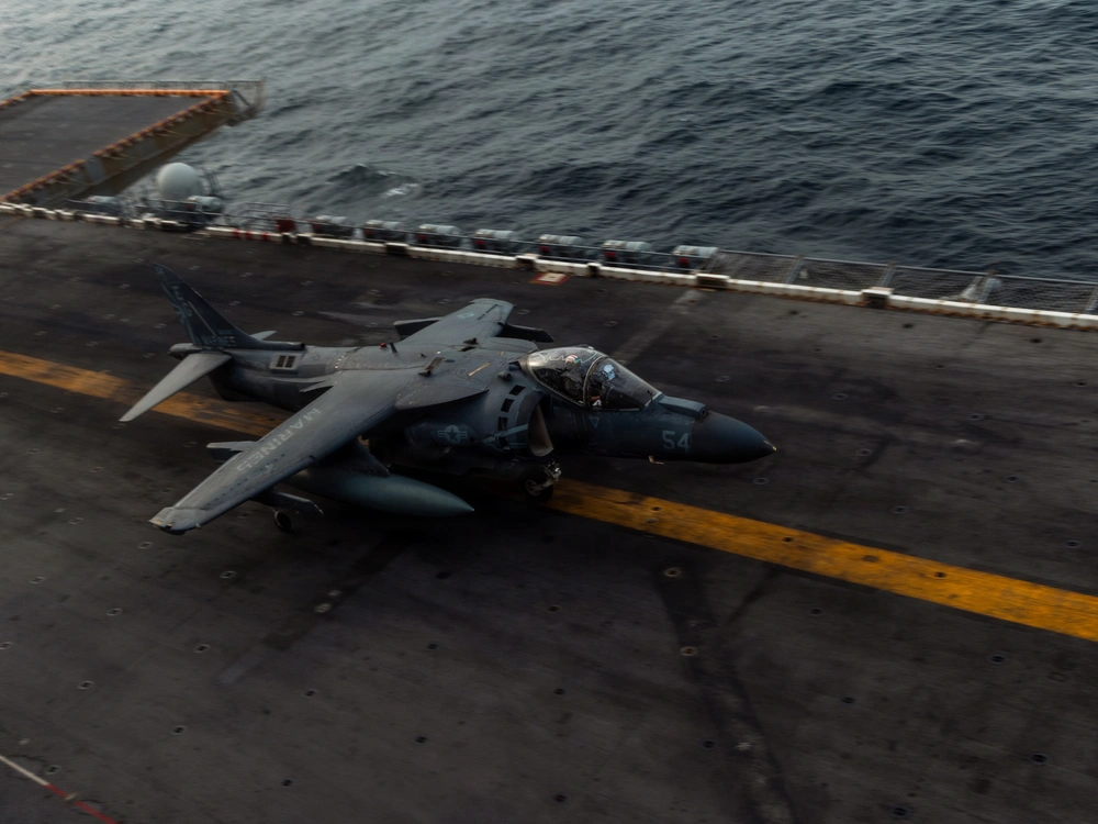 DVIDS - Images - 22nd MEU(SOC) | Harrier Flight Operations Aboard the ...