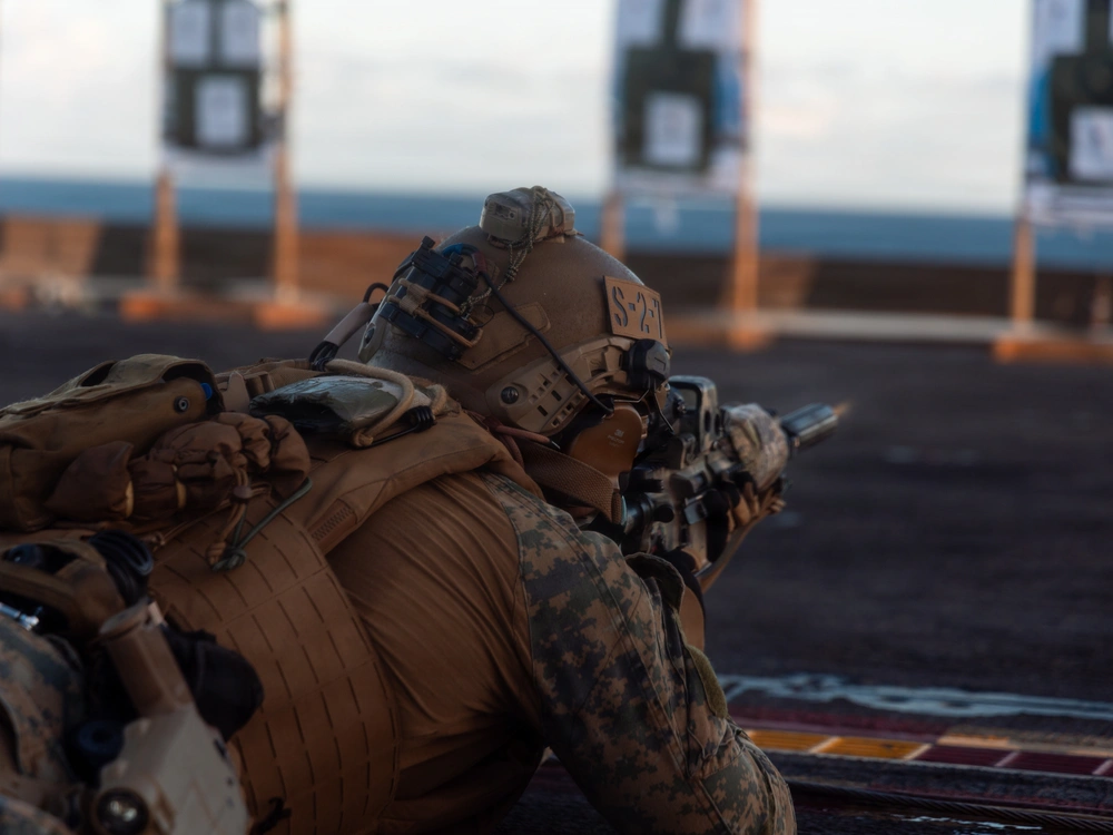 DVIDS - Images - 22nd MEU(SOC) | MSPF Conducts Deck Shoot Aboard the ...