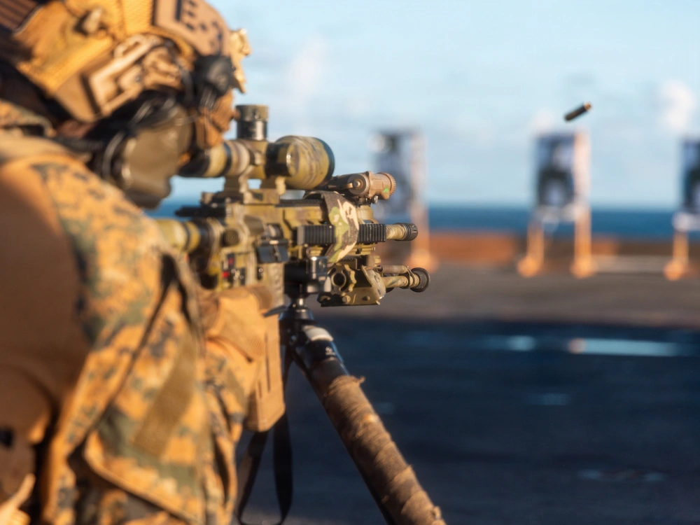 DVIDS - Images - 22nd MEU(SOC) | MSPF Conducts Deck Shoot Aboard the ...