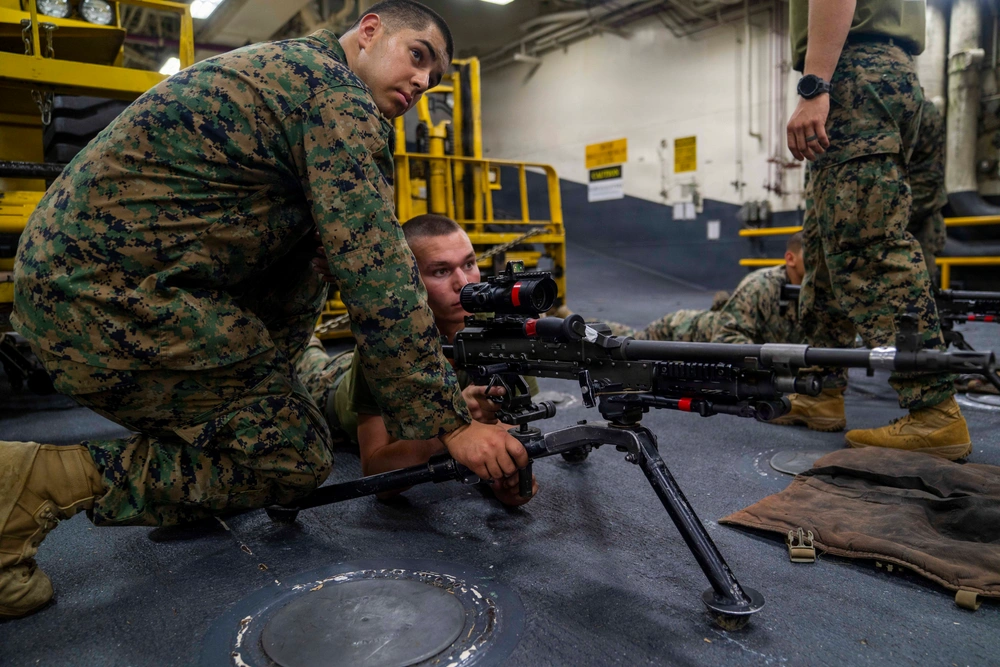 DVIDS - Images - U.S. Marines Conduct Target Training Aboard USS ...