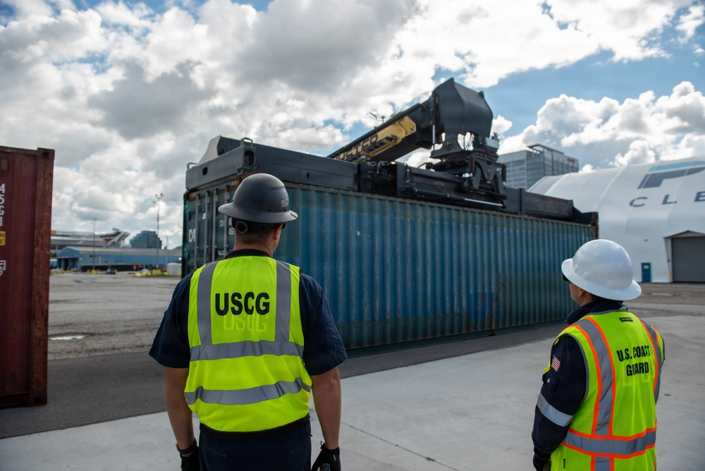 DVIDS - Images - Coast Guard conducts cargo vessel inspection at Port ...