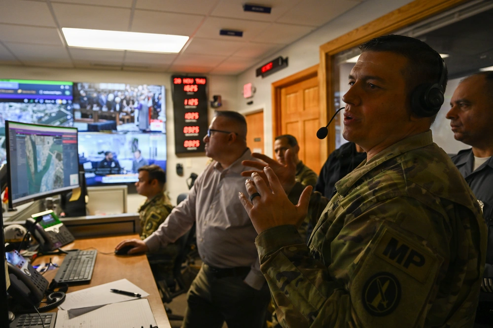 DVIDS - Images - Lt. Col. Reynolds Monitors c-UAS Exercise at Fort ...