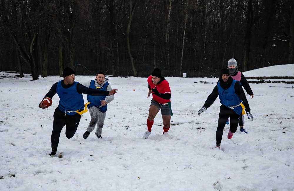 DVIDS - Images - Dogface Soldiers compete in 2025 Turkey Bowl [Image 3 ...